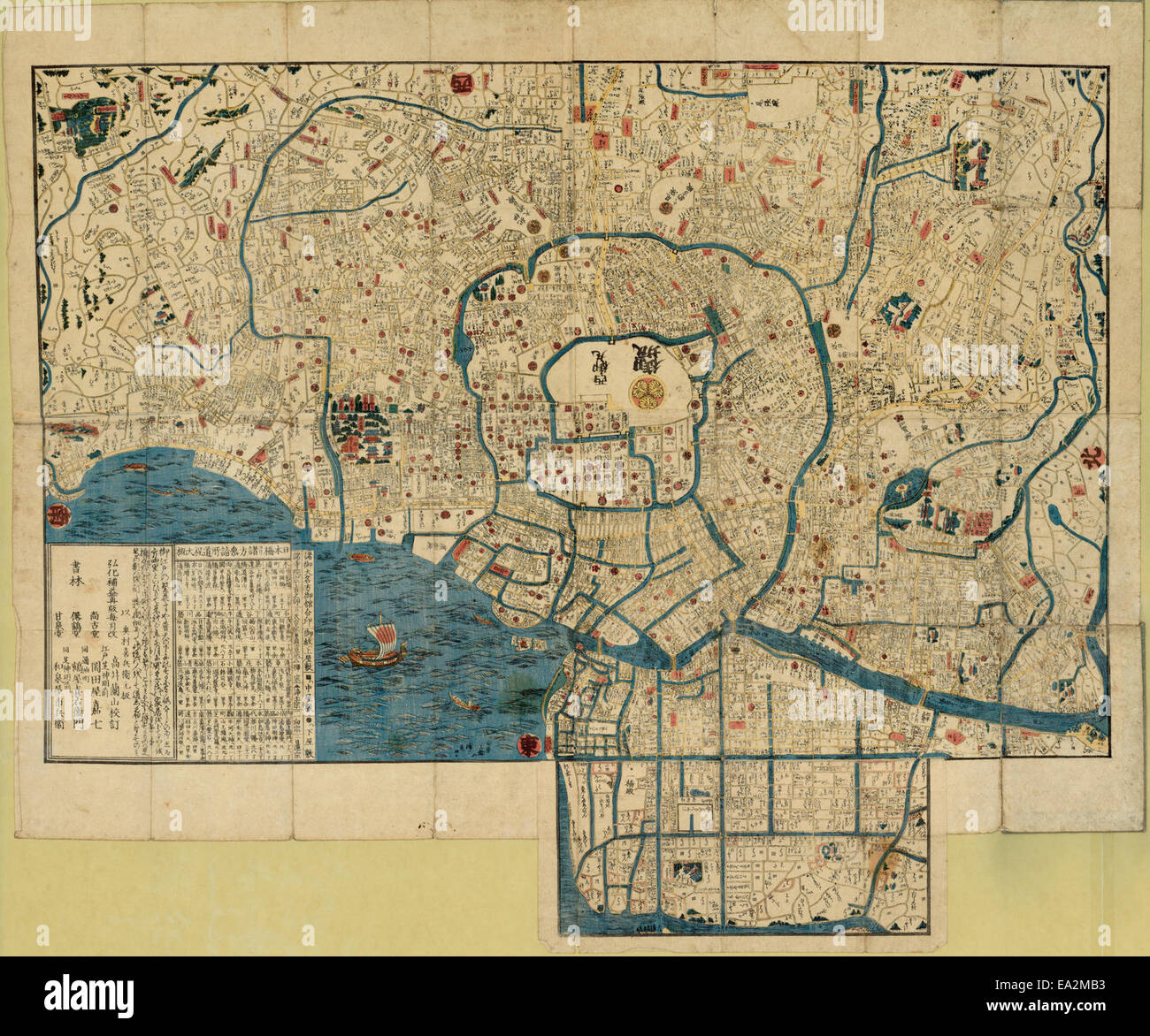 Ancient Edo City Map