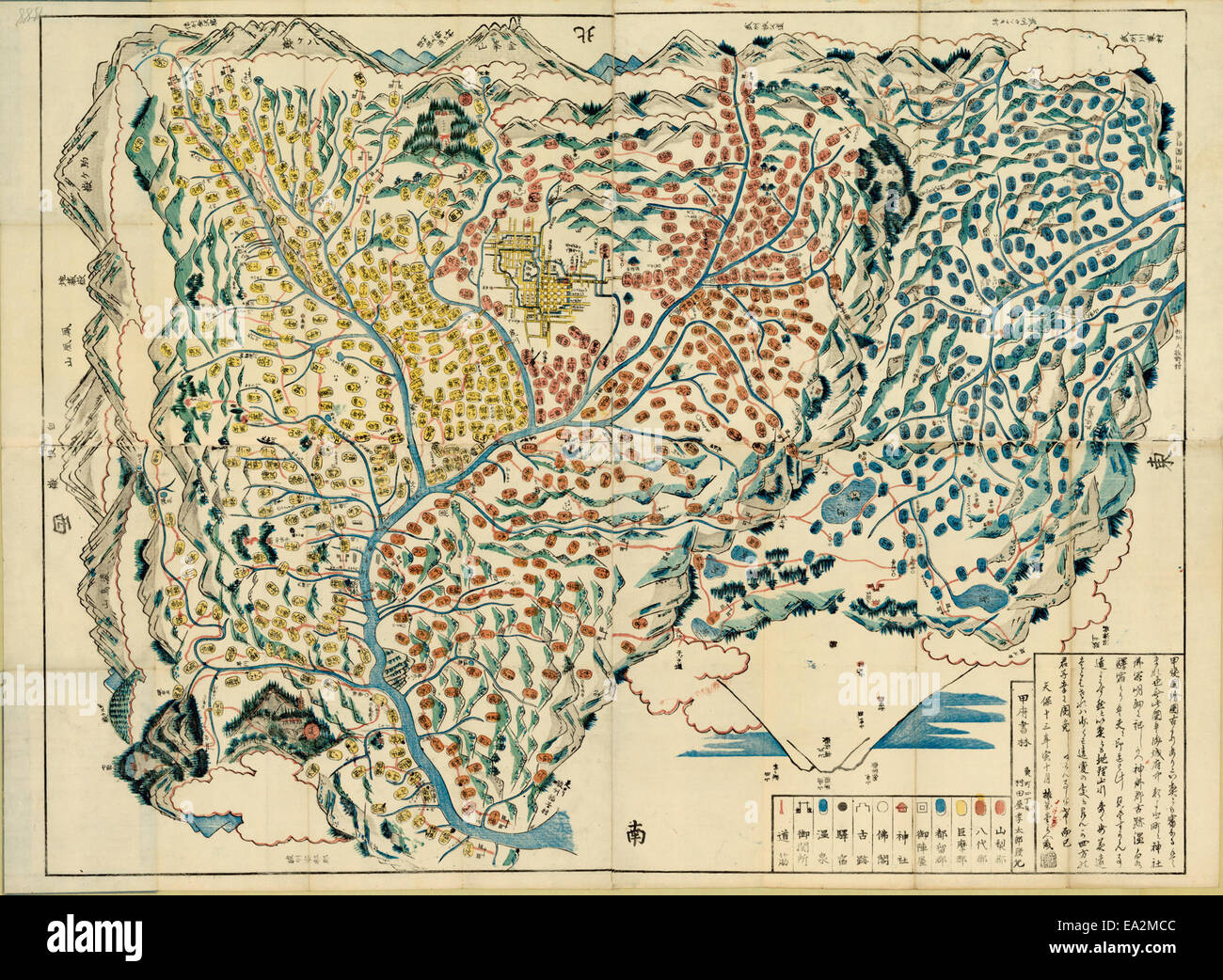 This pocket map of Kai Province offers a detailed representation of the ...