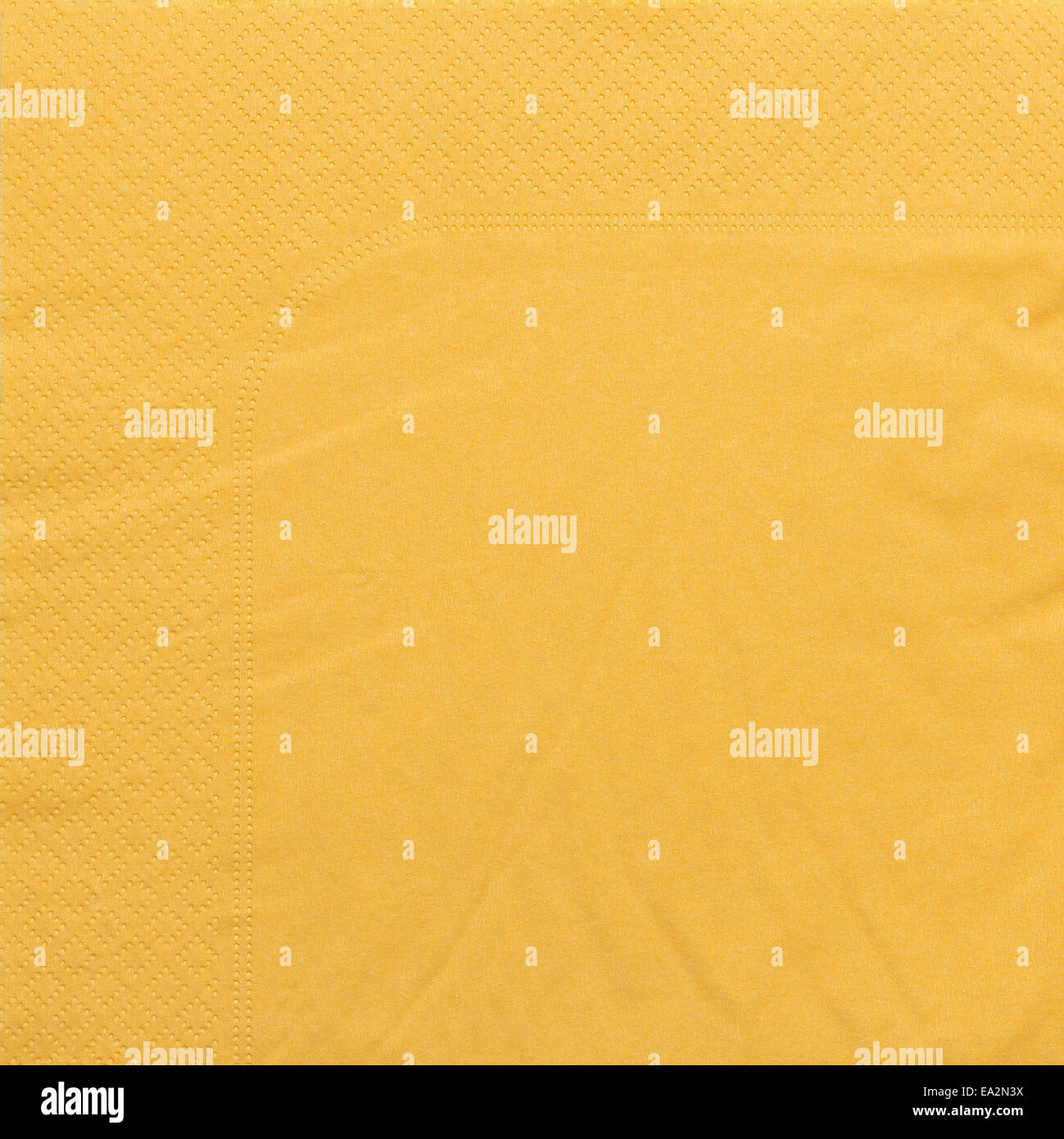 Yellow napkin paper texture Stock Photo - Alamy