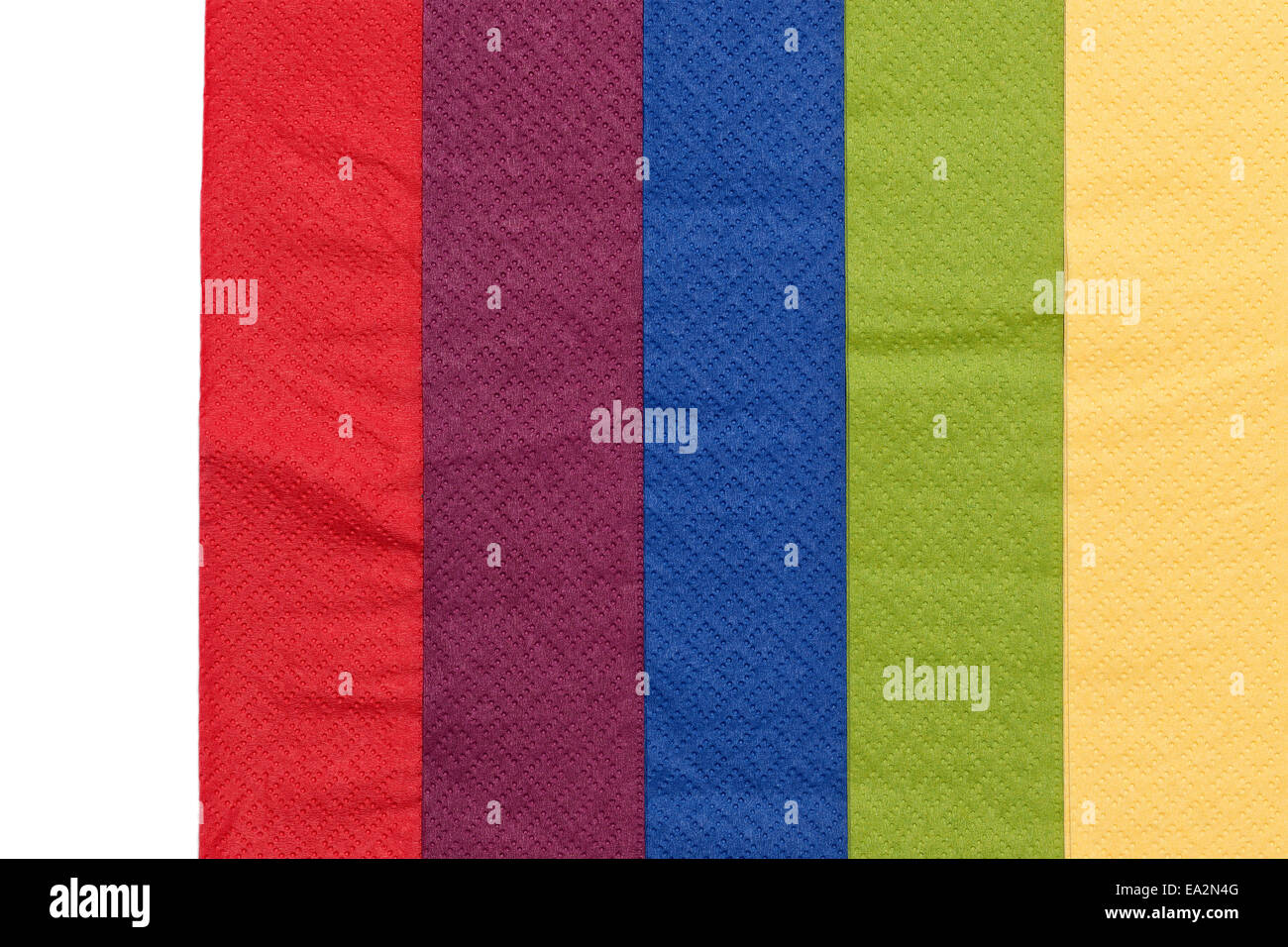Colorful napkin paper texture and background Stock Photo - Alamy