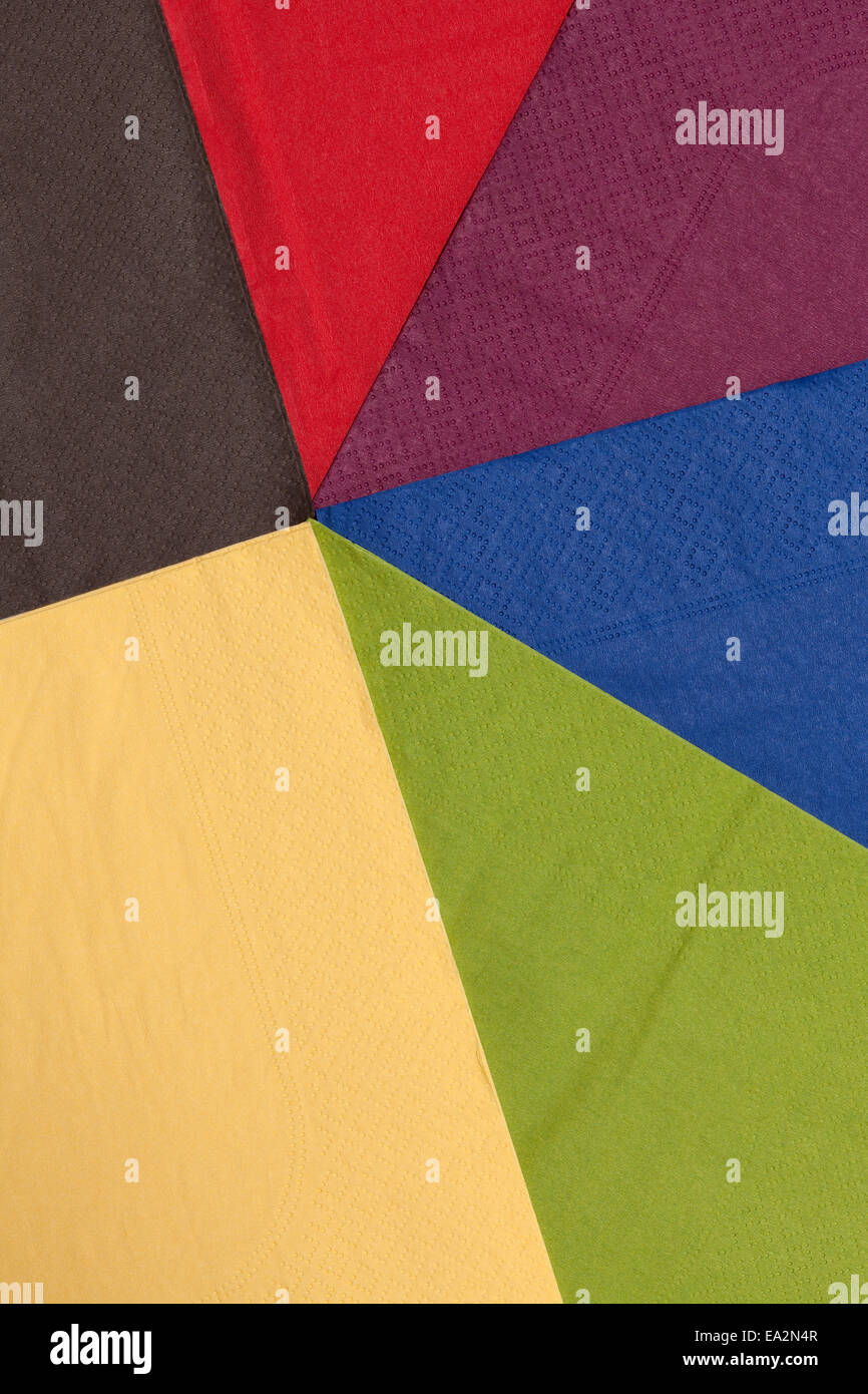 Colorful napkin paper texture and background Stock Photo - Alamy