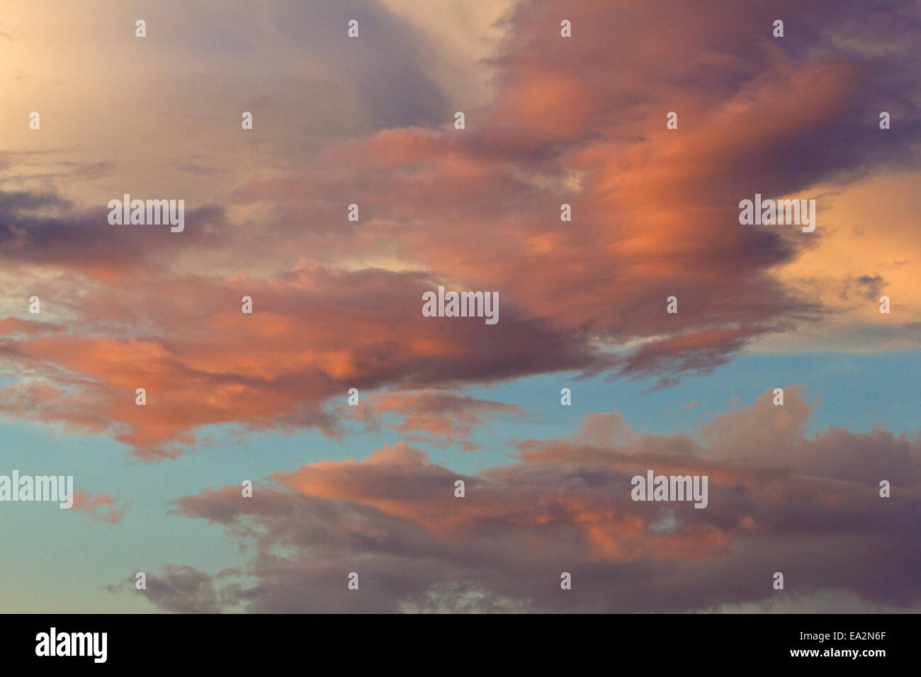Cumulus clouds at sunset hi-res stock photography and images - Alamy