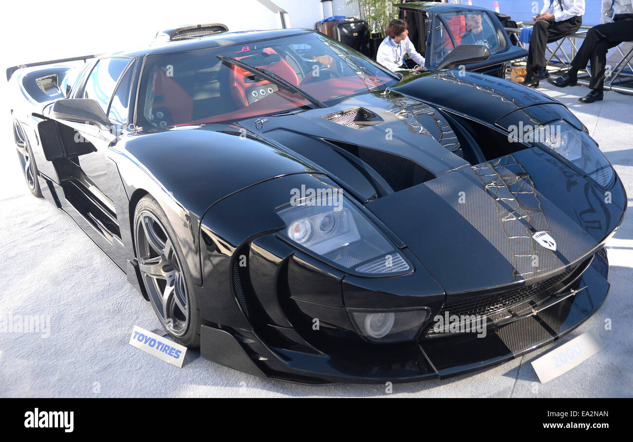 Las Vegas, Nevada, USA. 5th November, 2014. A Beladonna car on display ...