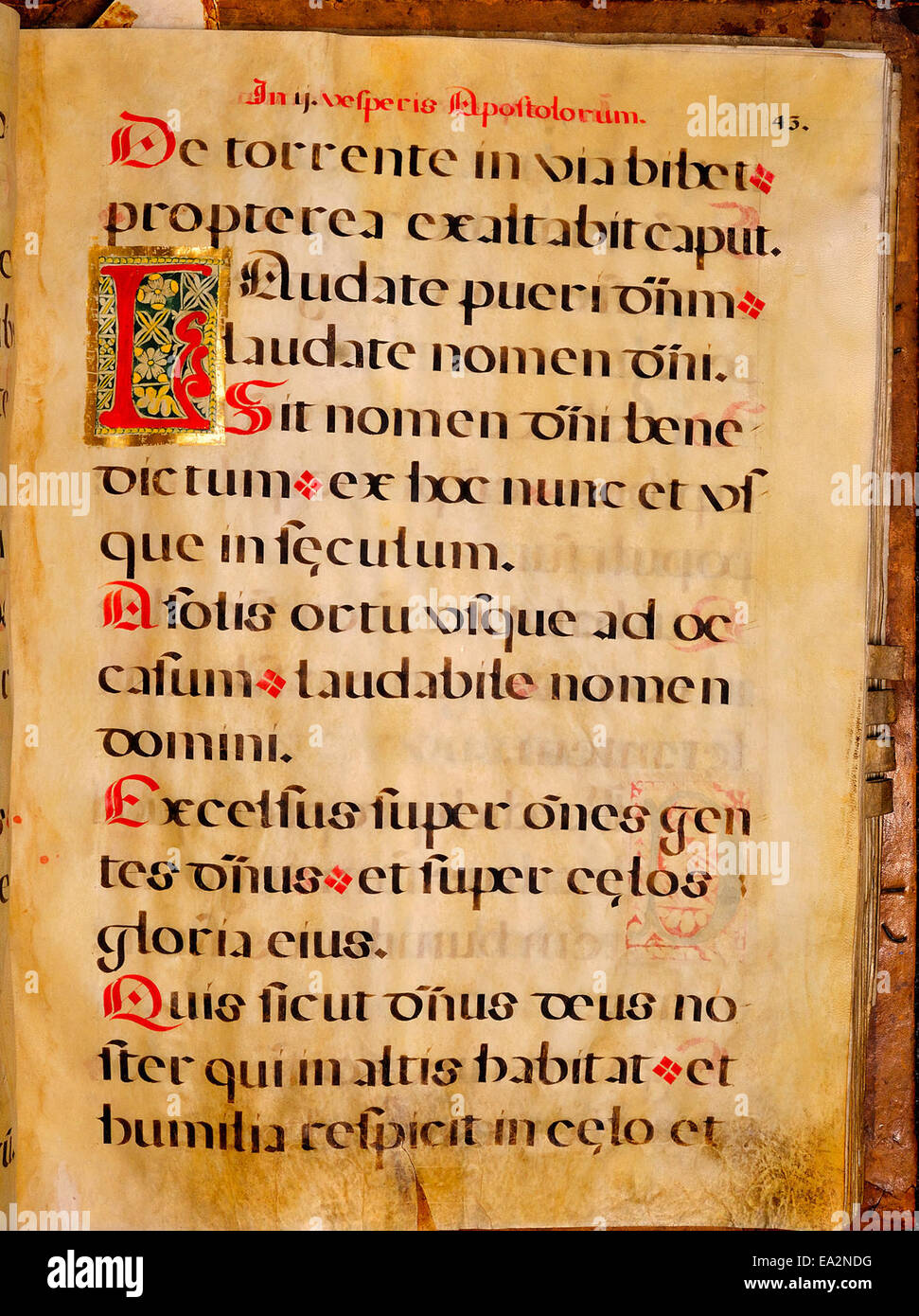 Page 92 of a Spanish chant manuscript. The manuscript contains ...