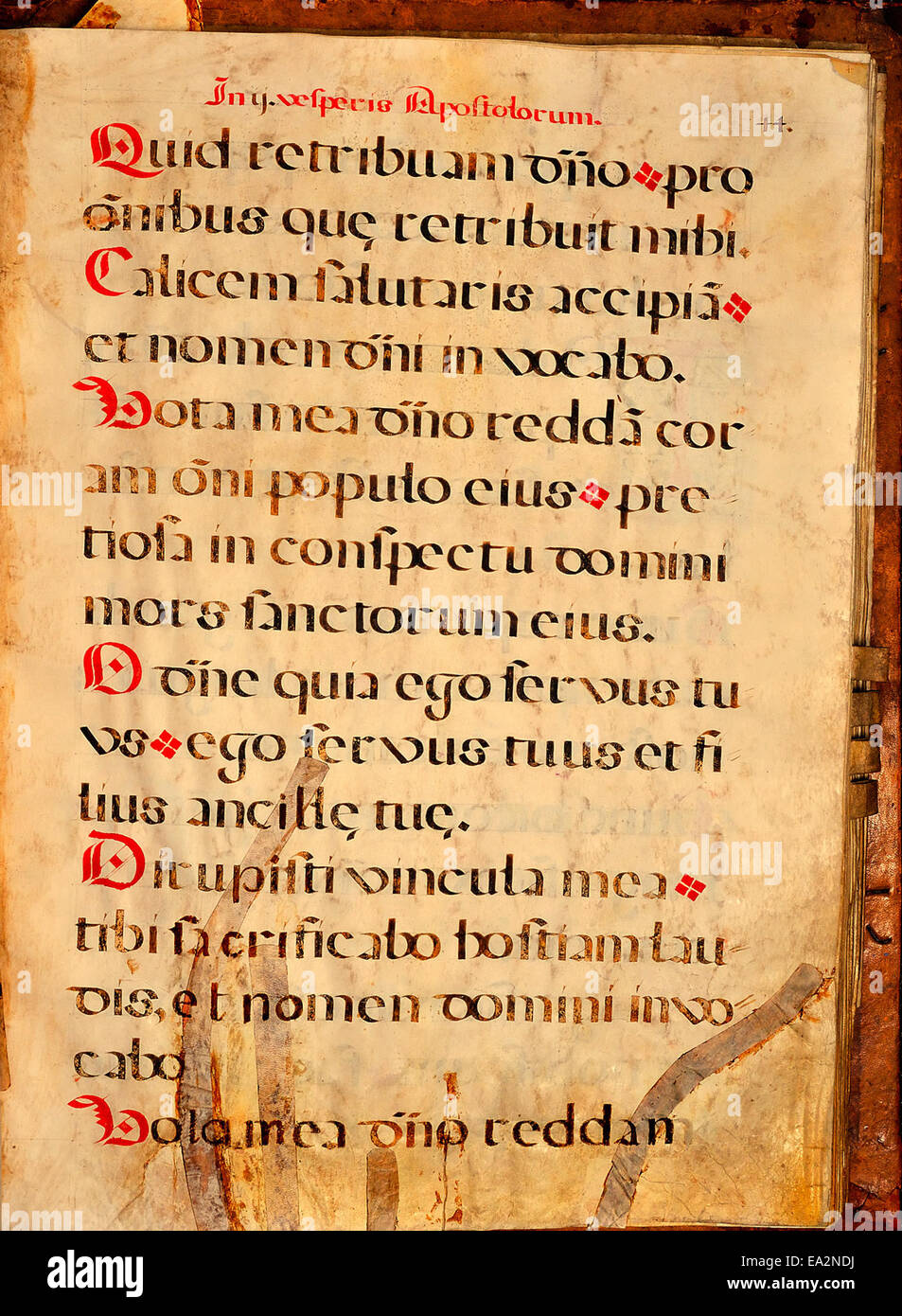 Spanish Chant Manuscript Page 094 is a part of a collection of ...