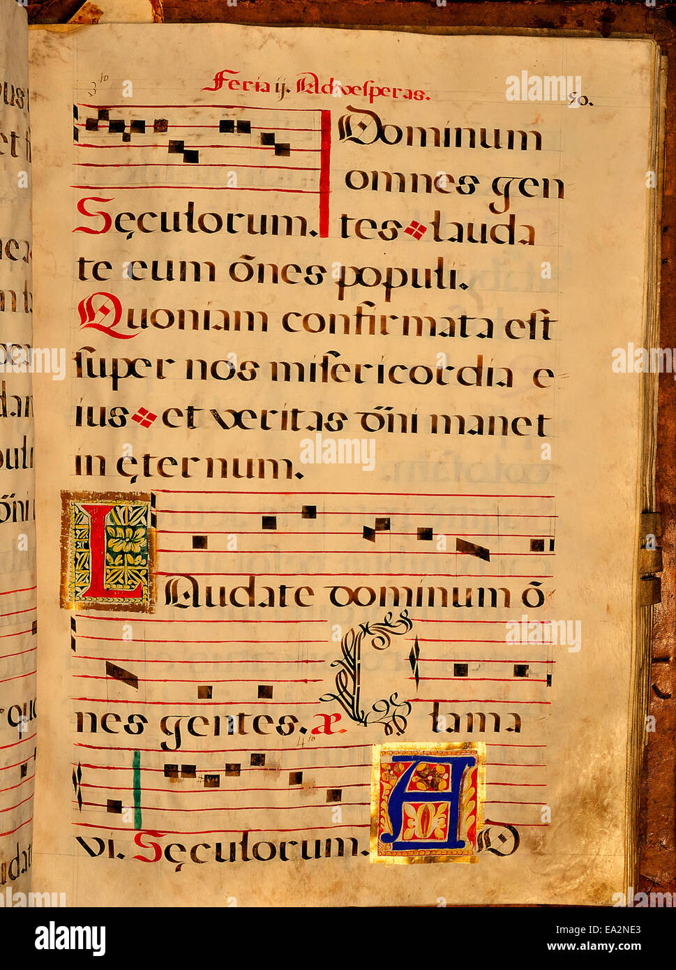 This page from the Spanish Chant Manuscript contains more liturgical ...