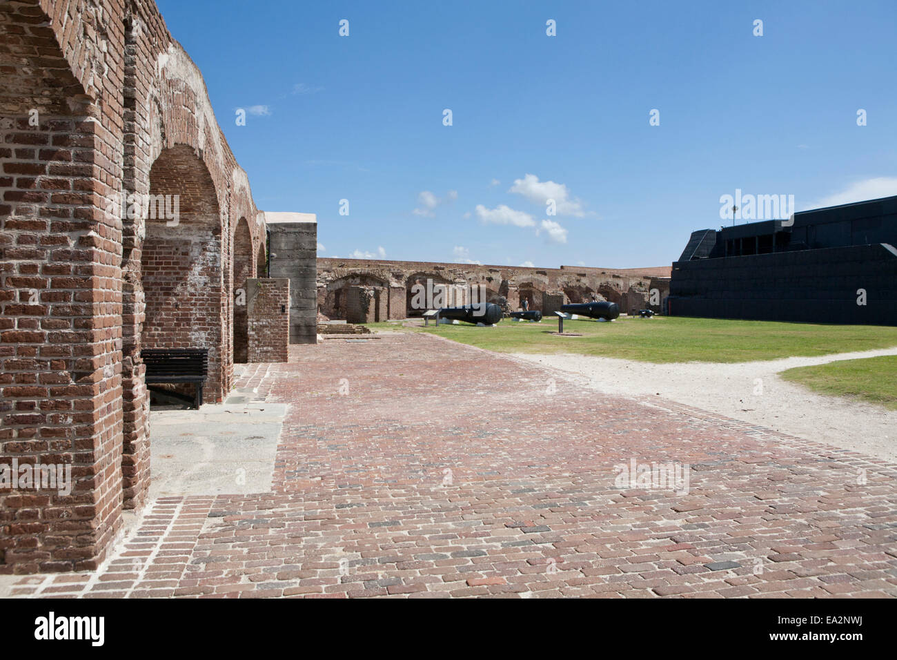 Parade field at Fort Sumter., South Carolina Stock Photo - Alamy