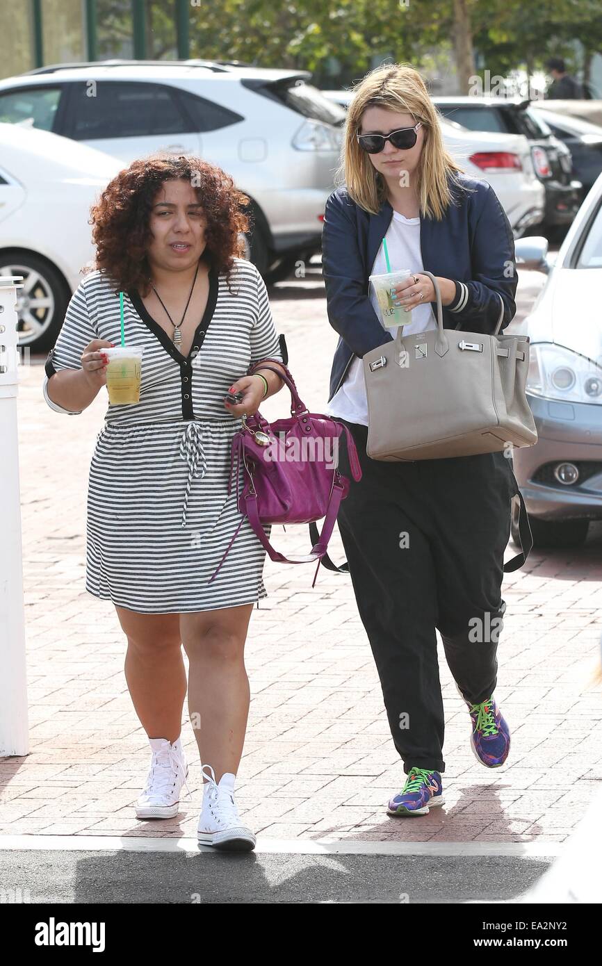Mischa Barton and friends, shopping at Malibu Cross Creek with her dog ...