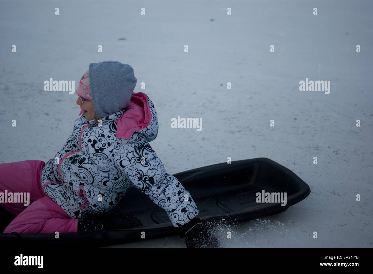 Tobogganing canada hi-res stock photography and images - Alamy