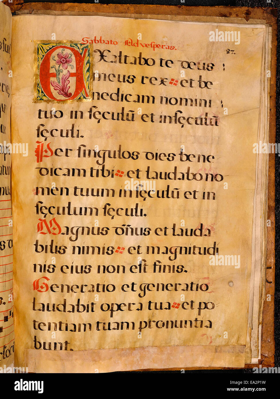 This page from a Spanish chant manuscript showcases medieval musical ...