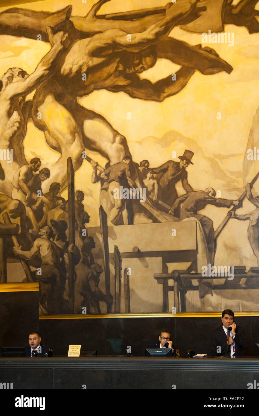 Rockefeller center mural High Resolution Stock Photography and Images ...