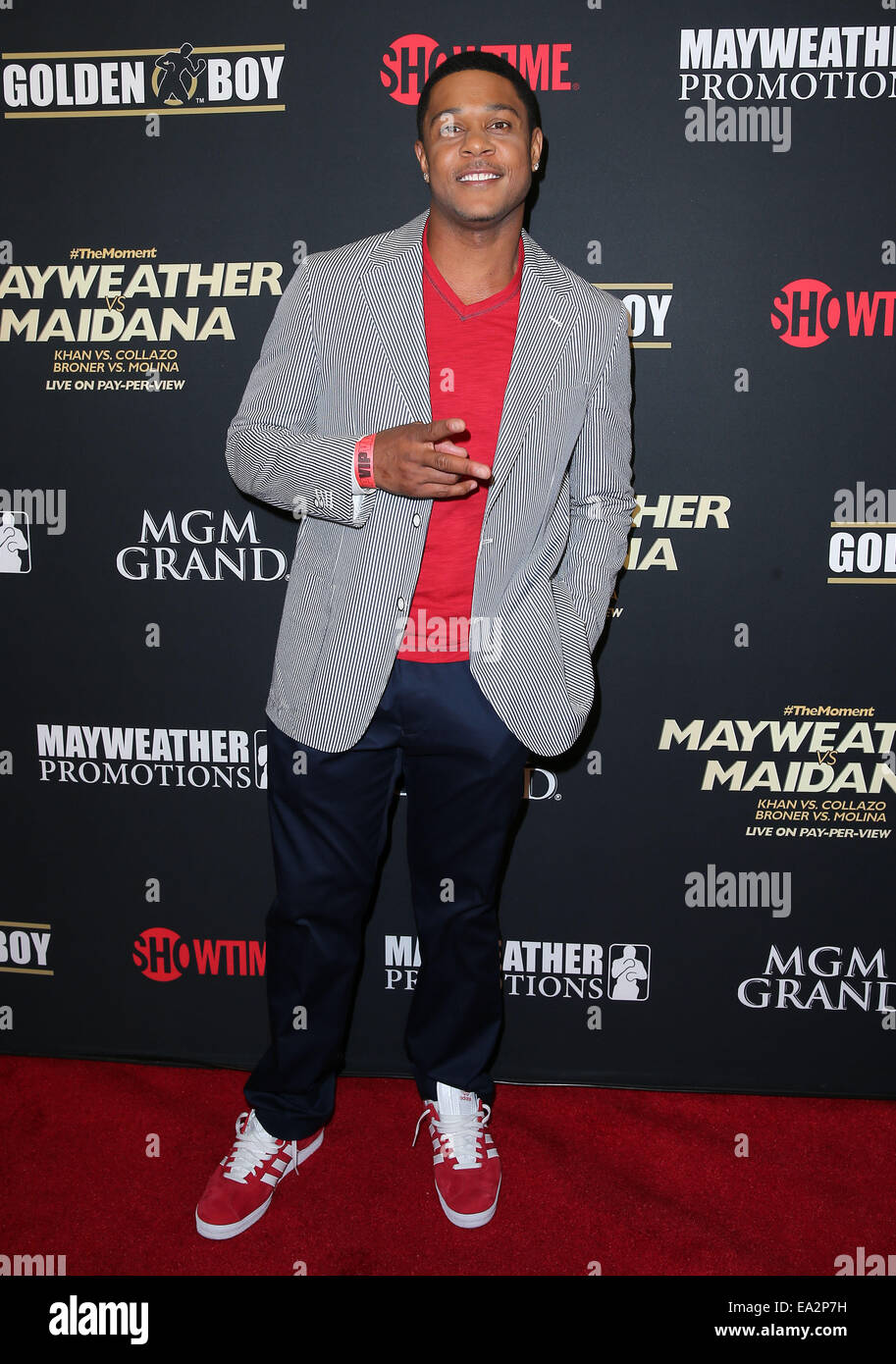 Showtime Mayweather VS. Maidana VIP Pre-Fight Party Carpet at MGM Grand ...