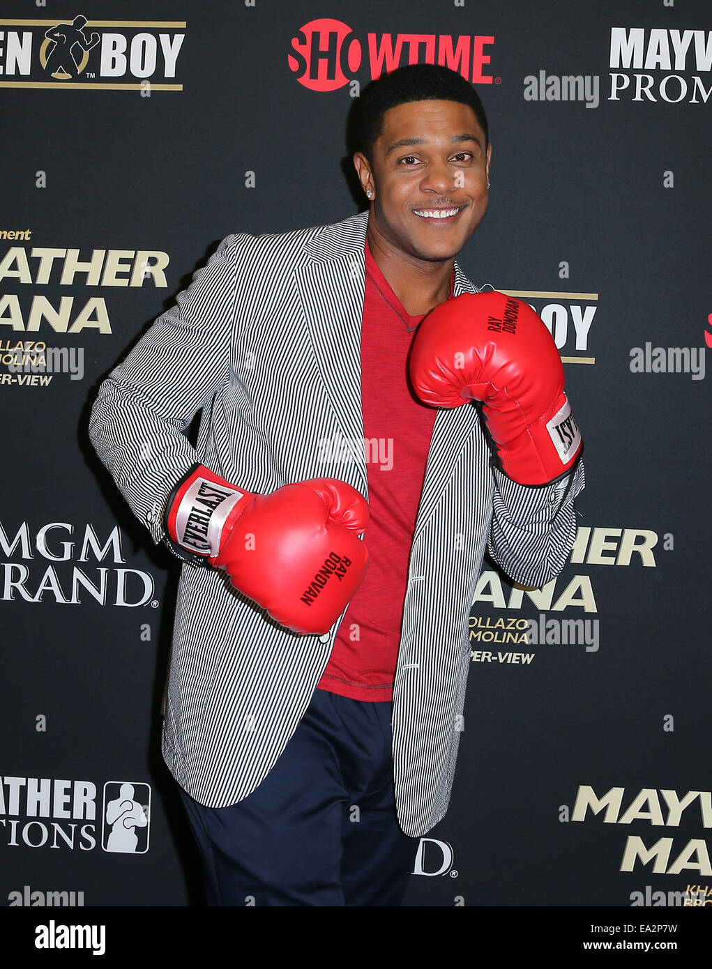 Showtime Mayweather VS. Maidana VIP Pre-Fight Party Carpet at MGM Grand ...