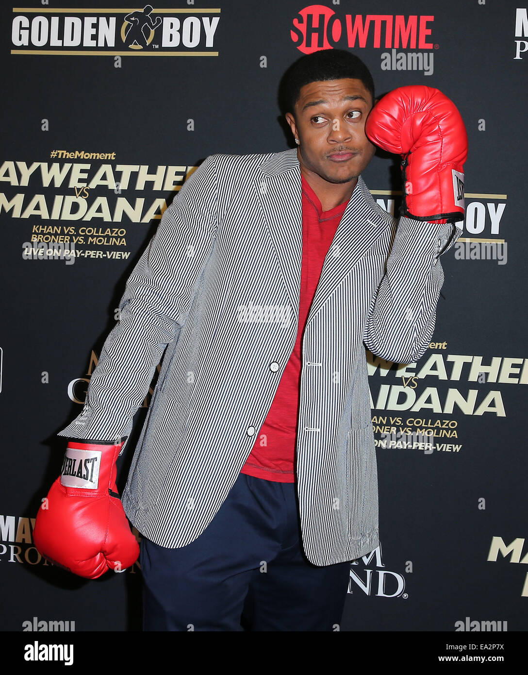 Showtime Mayweather VS. Maidana VIP Pre-Fight Party Carpet at MGM Grand ...