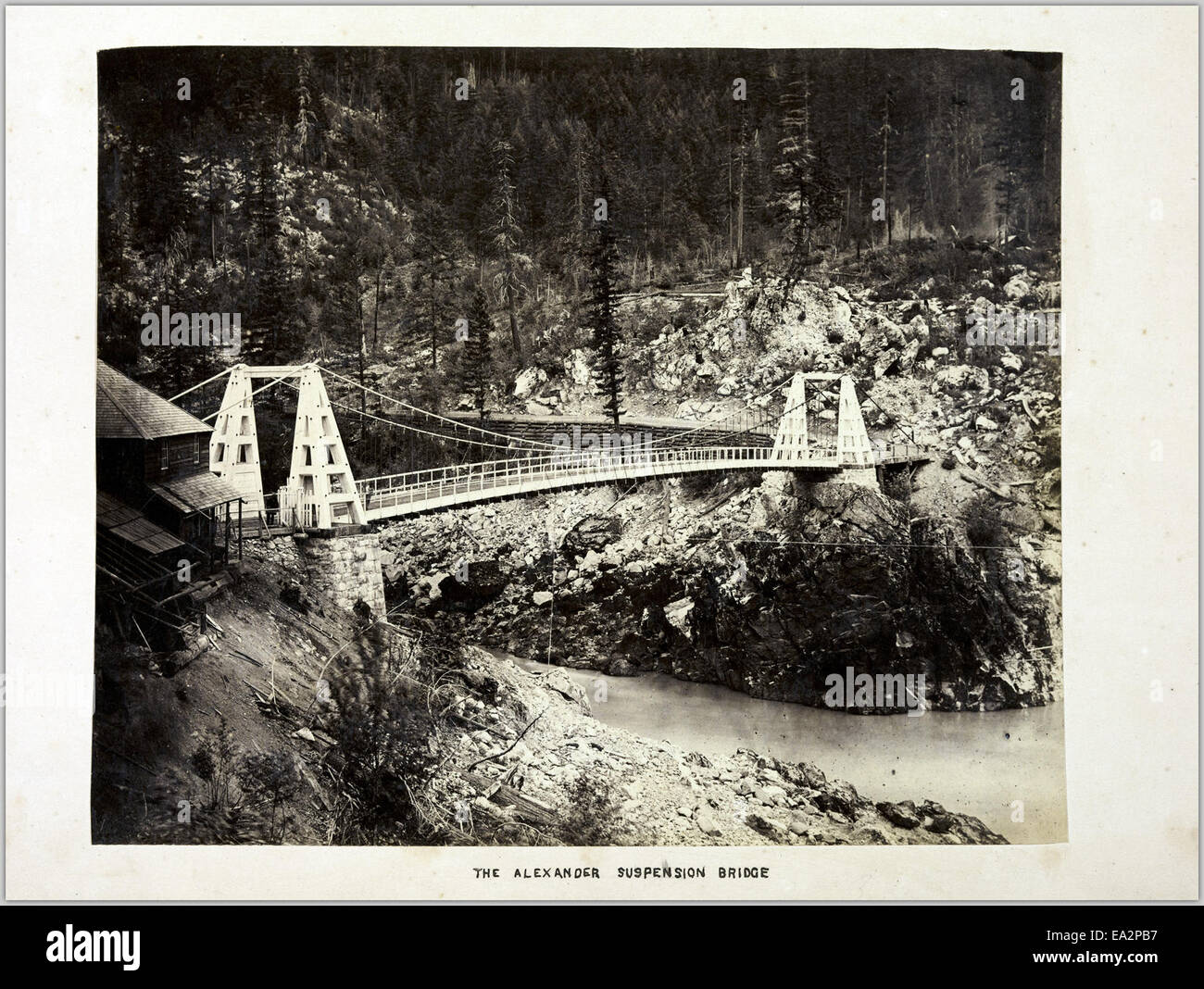 The Alexander Suspension Bridge, located in Linda, is a notable example ...