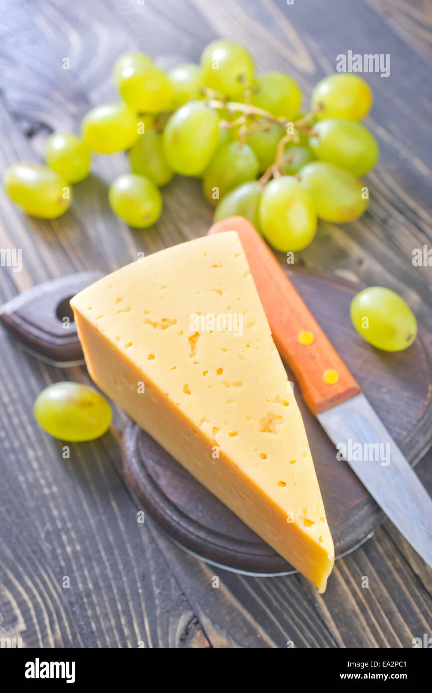 cheese and grape Stock Photo - Alamy