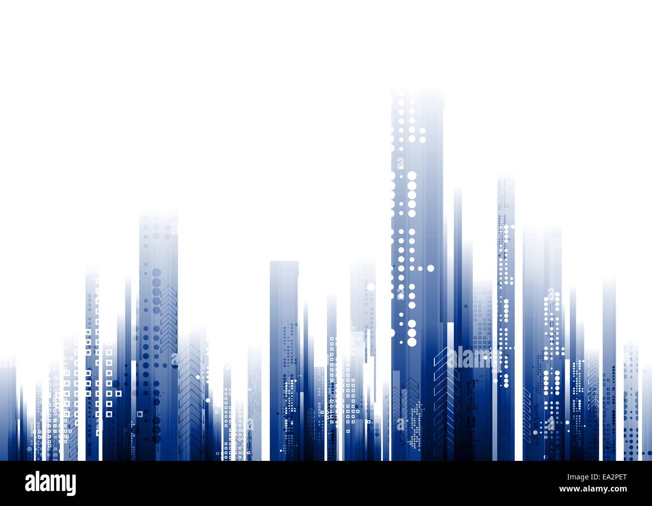 Abstract blue tech geometry background. Vector design Stock Photo - Alamy