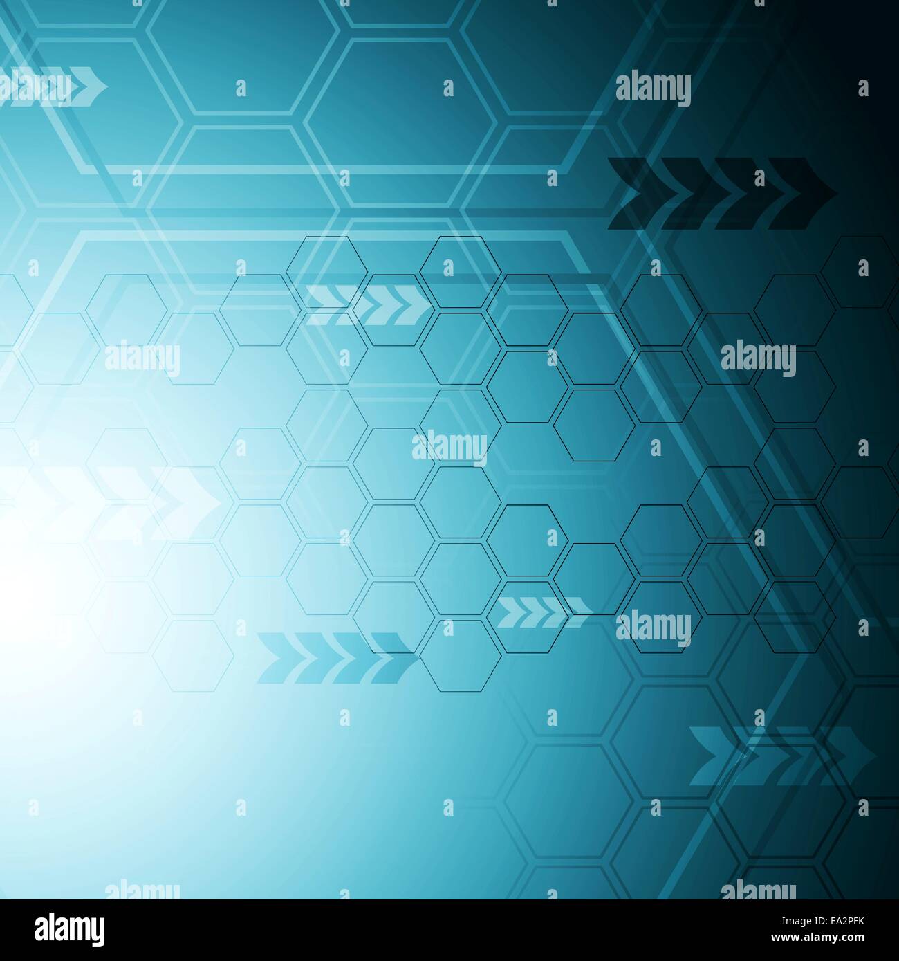 Blue hi-tech abstract background. Vector design Stock Photo - Alamy