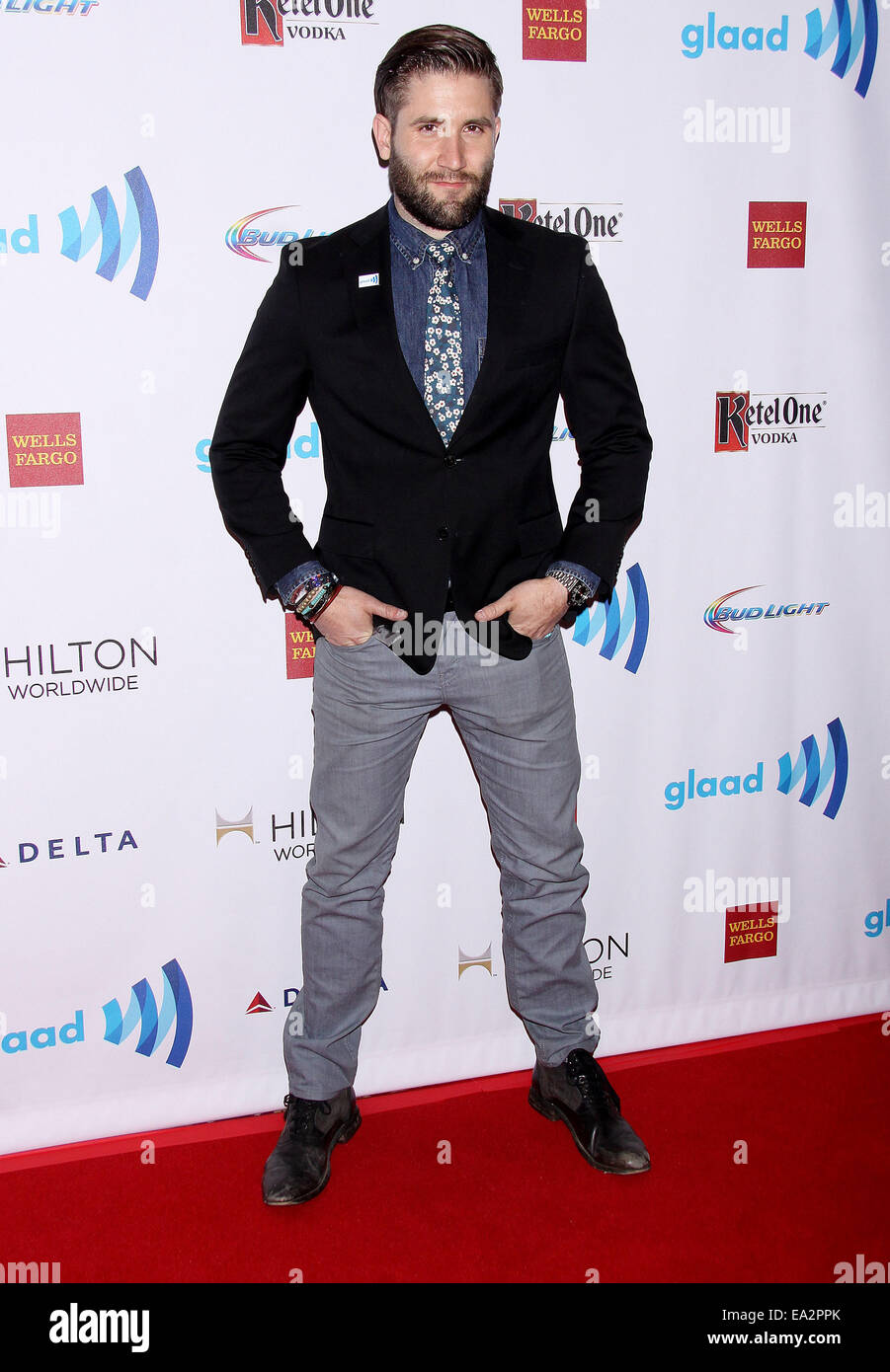 25th Annual GLAAD Media Awards held at the Waldorf Astoria Hotel ...