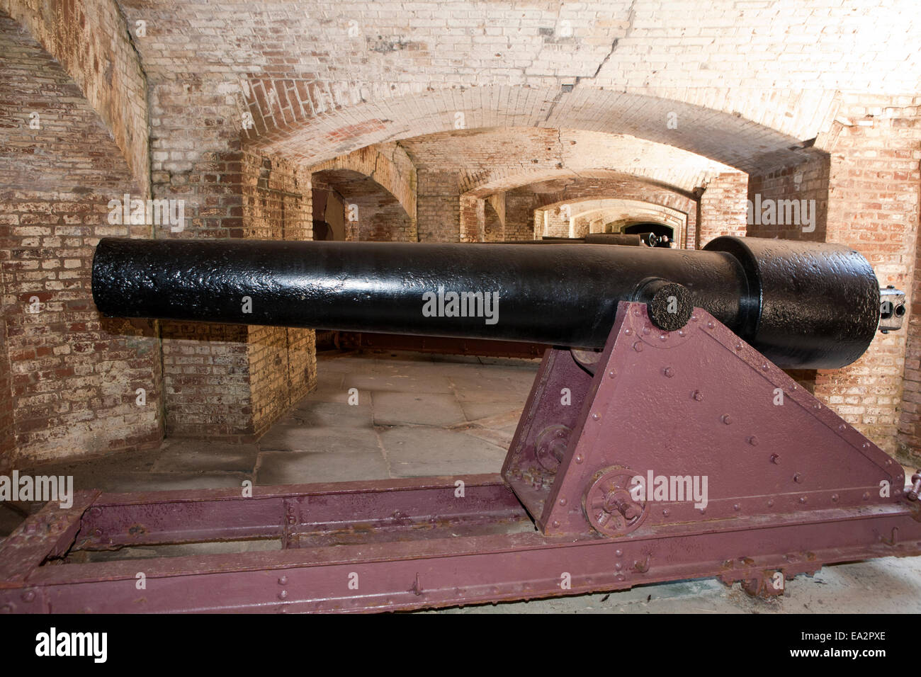 100 pounder Parrott Rifles at Fort Sumter, Charleston, South Carolina ...