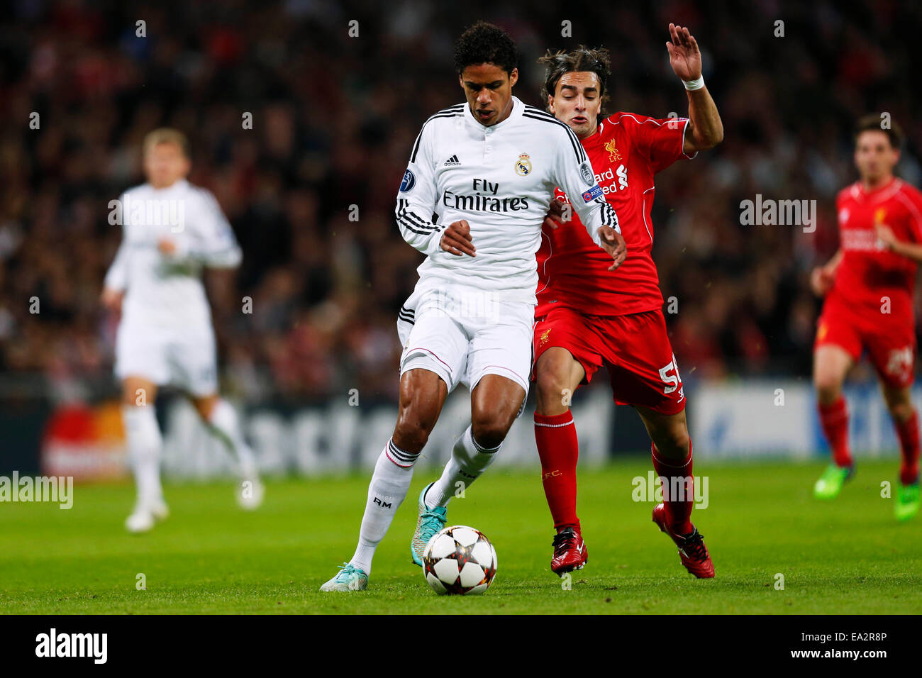 Madrid, Spain. © D. 4th Nov, 2014. Raphael Varane (Real) Football ...