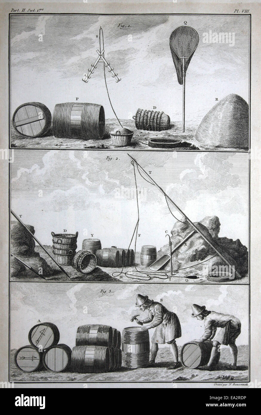 These barrels, traditionally used for storing fish, are an example of ...