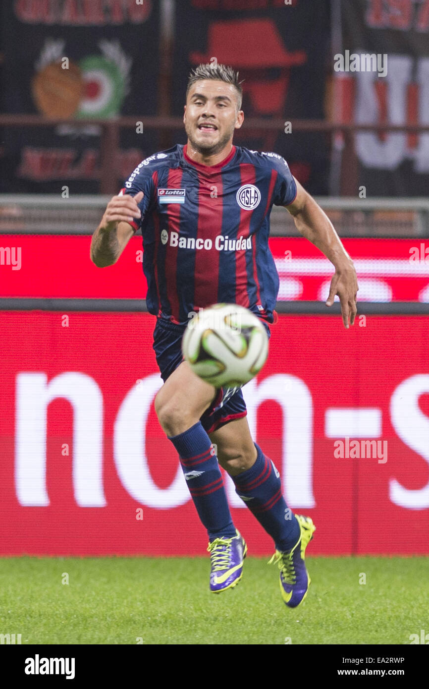 Milan, Italy. 5th Nov, 2014. Hector Villalba (San Lorenzo) Football ...