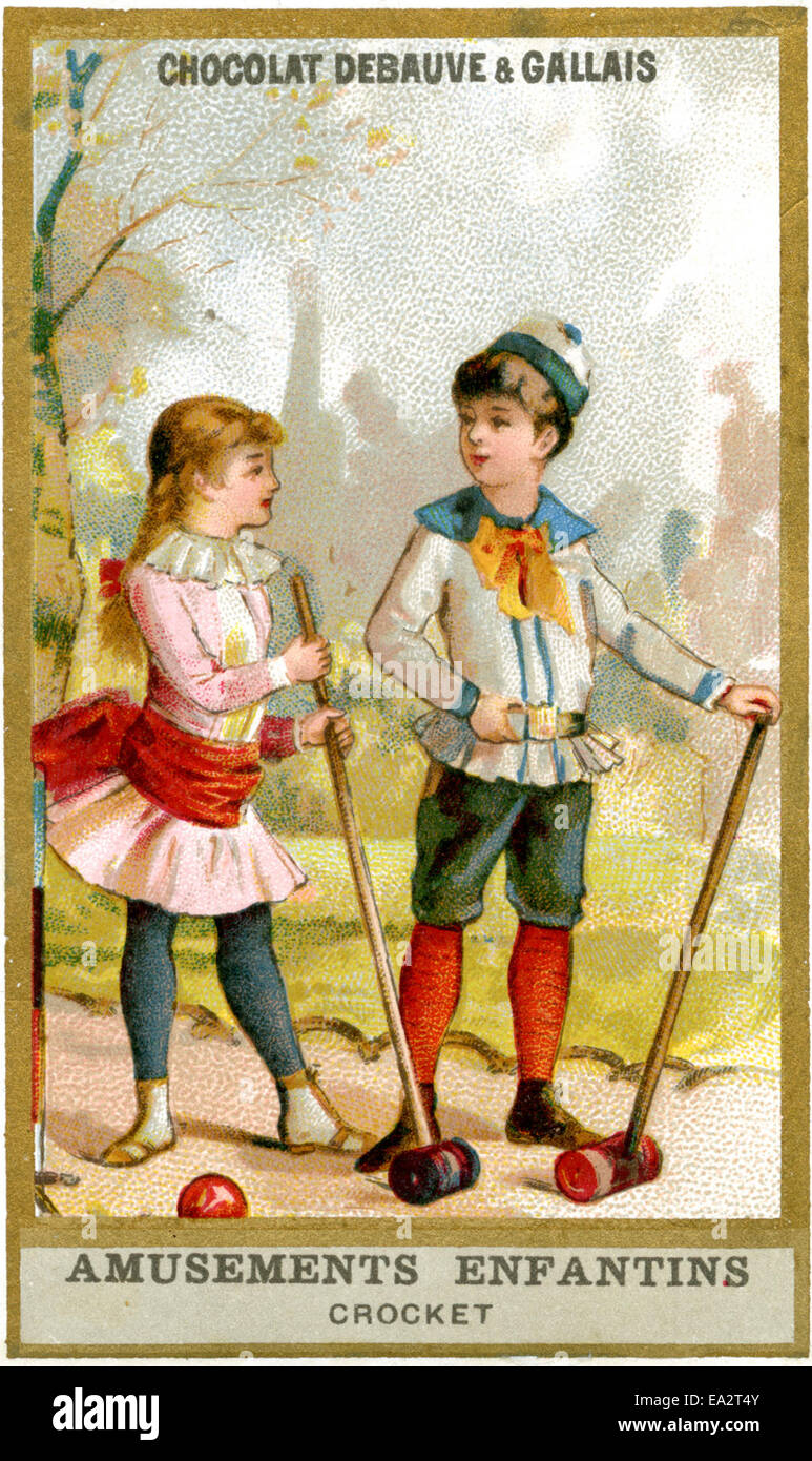 Victorian children playing hi-res stock photography and images - Alamy