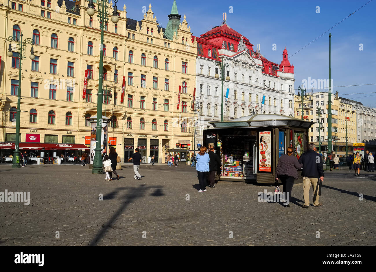 Prague newspaper hi-res stock photography and images - Alamy