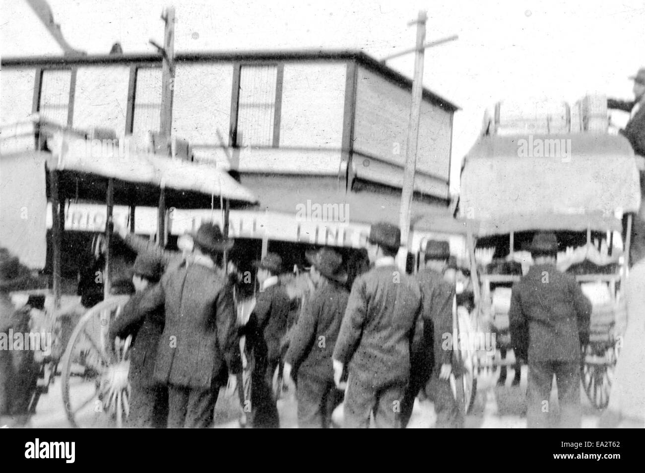 This image shows the Chinese community in New Westminster, British ...