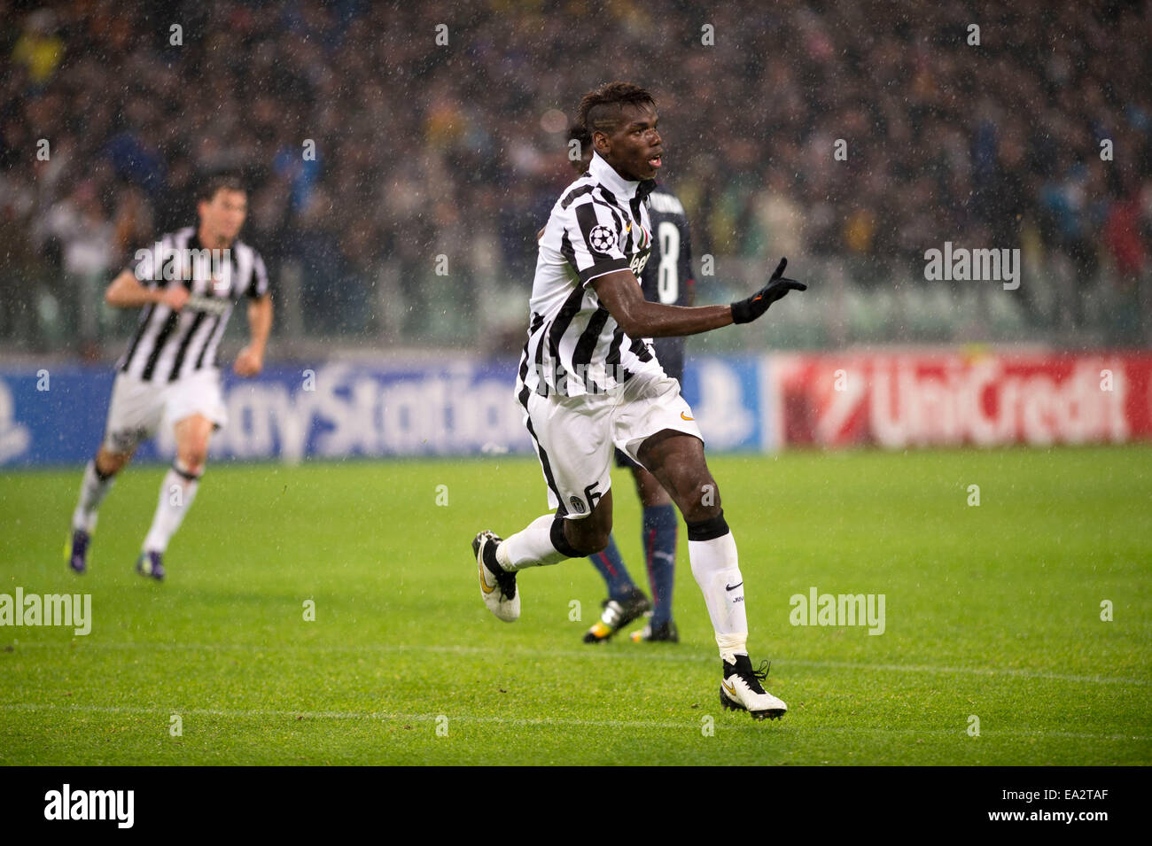 Turin, Italy. 4th Nov, 2014. Paul Pogba (Juventus) Football/Soccer ...