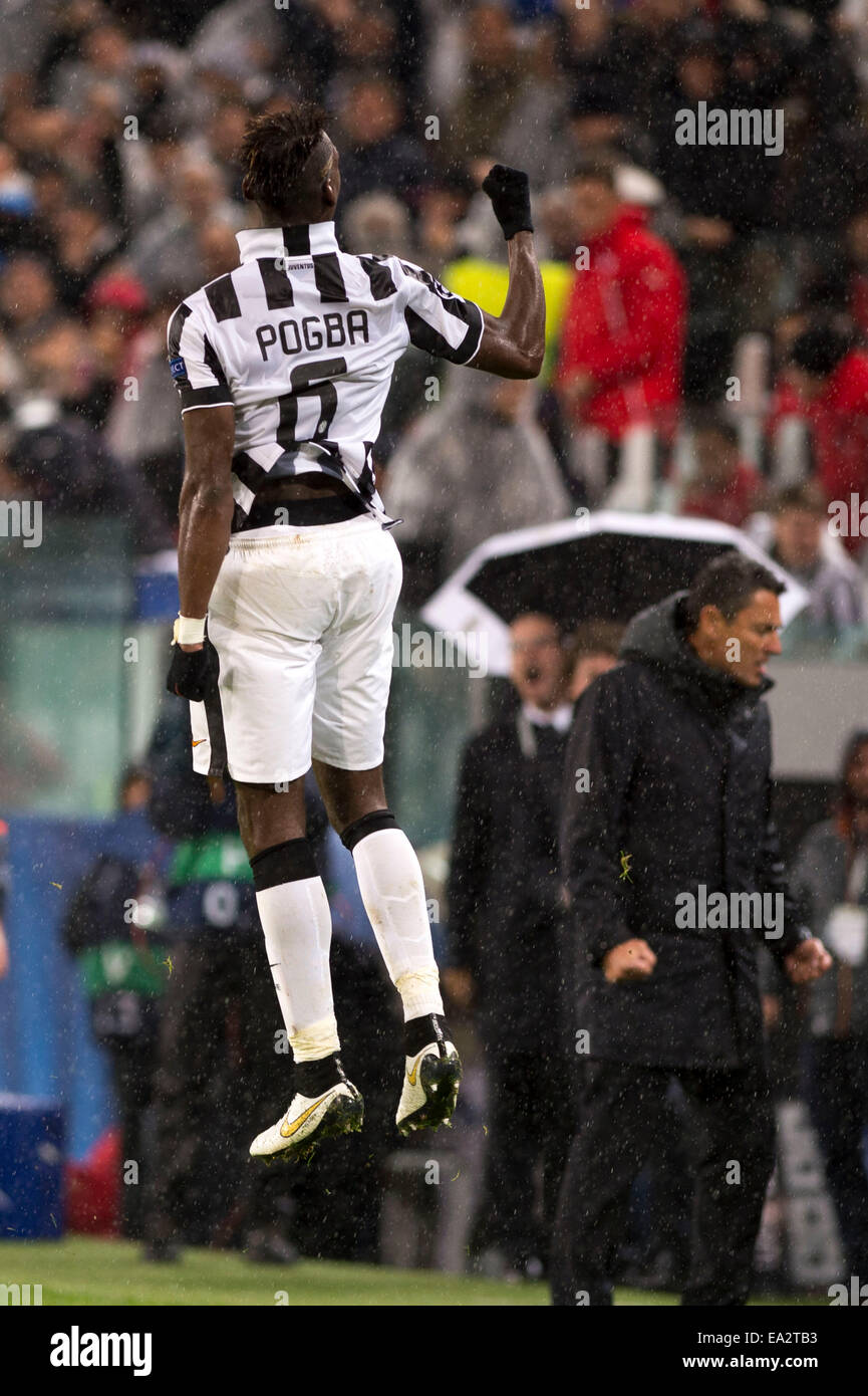 Turin, Italy. 4th Nov, 2014. Paul Pogba (Juventus) Football/Soccer ...