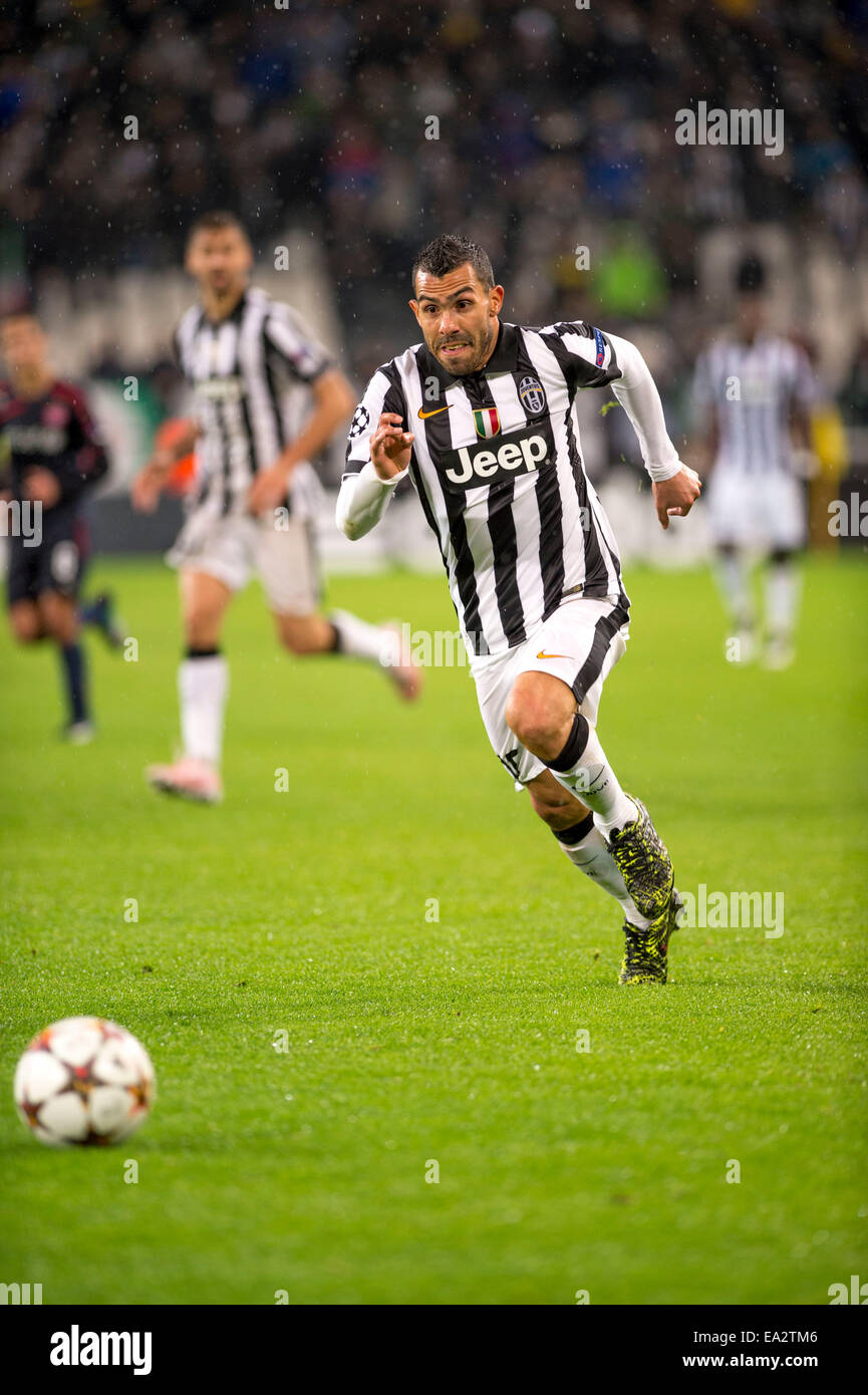 Turin, Italy. 4th Nov, 2014. Carlos Tevez (Juventus) Football/Soccer ...
