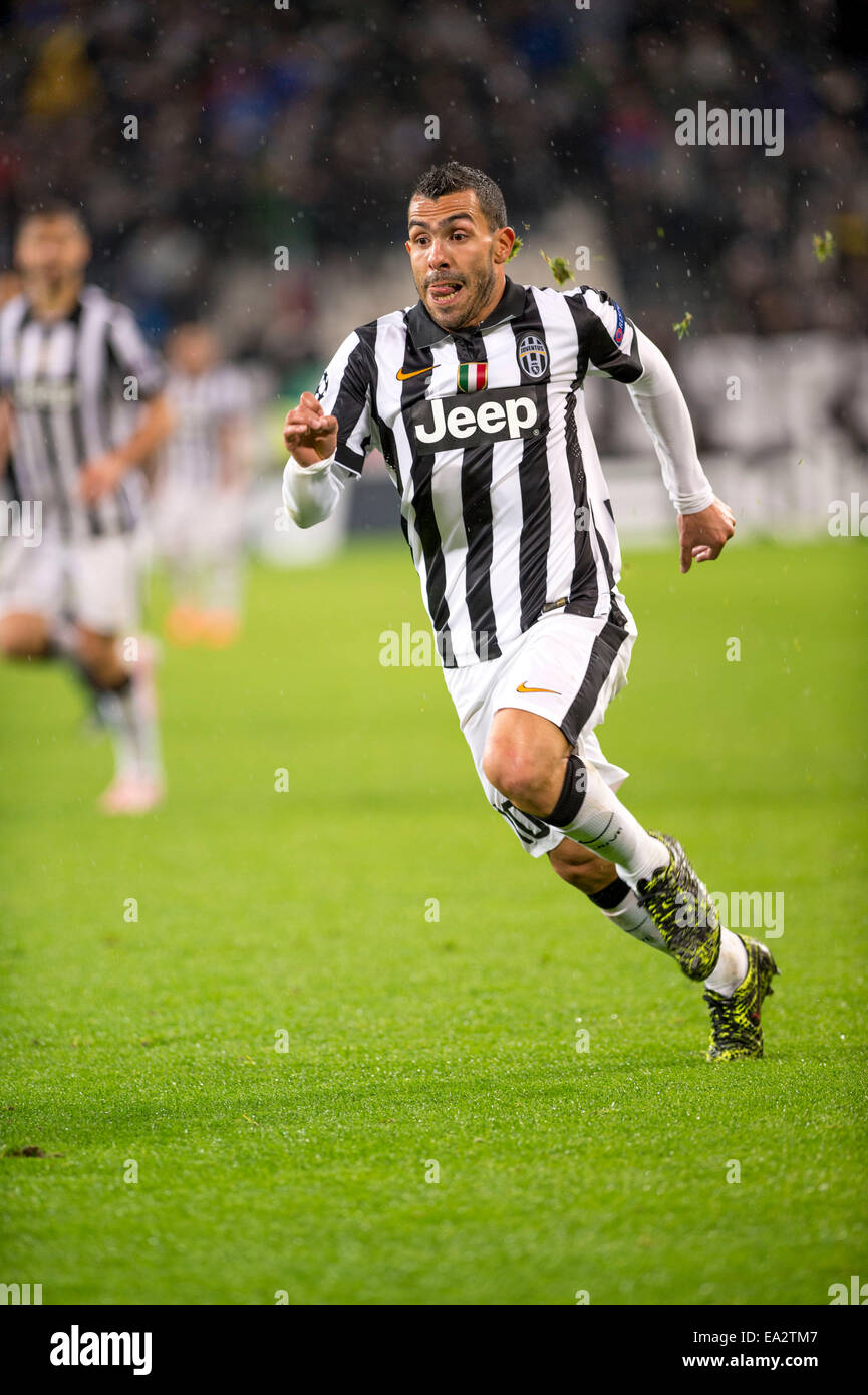 Turin, Italy. 4th Nov, 2014. Carlos Tevez (Juventus) Football/Soccer ...