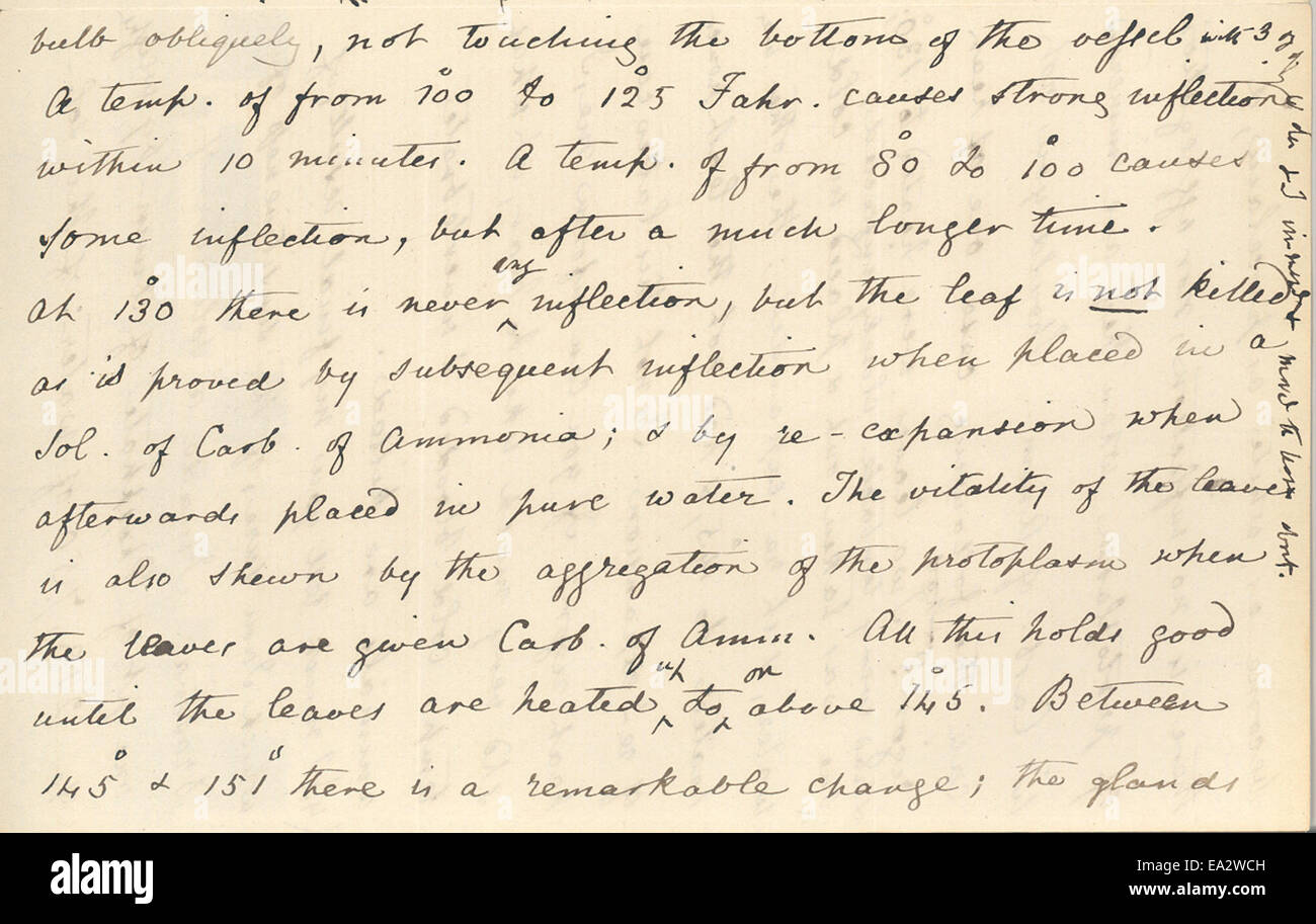 In this letter dated July 25, 1873, Charles Darwin writes to John ...