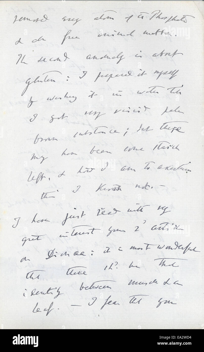 Third page of a letter dated June 21, 1874, from Charles R. Darwin to ...