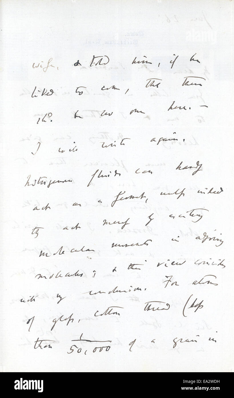 This letter, written by Charles Darwin to John Burdon-Sanderson on June ...