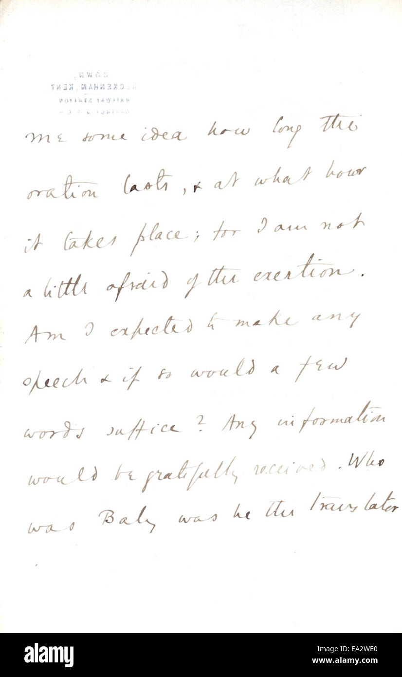 This image showcases page 2 of a letter written by Charles R. Darwin to ...