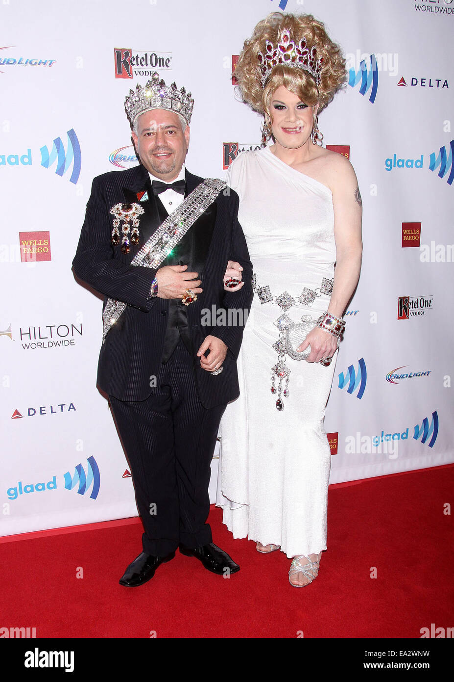 25th Annual GLAAD Media Awards held at the Waldorf Astoria Hotel ...