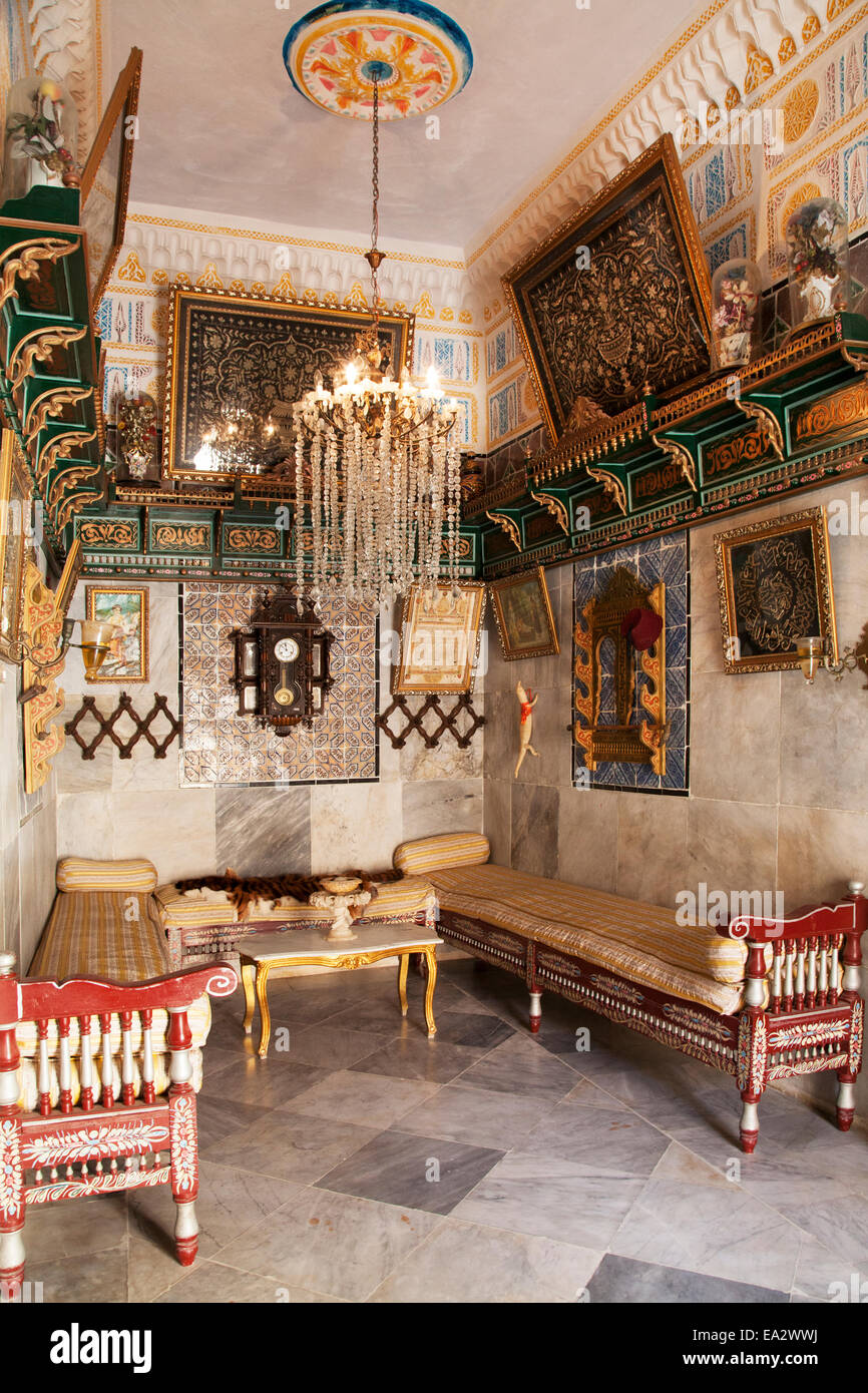 A room in the Museum Dar Essid in Sousse,Tunisia Stock Photo - Alamy