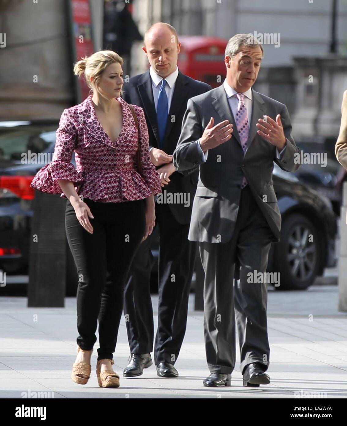 Arrivals for The Andrew Marr Show at BBC Broadcasting House in London ...