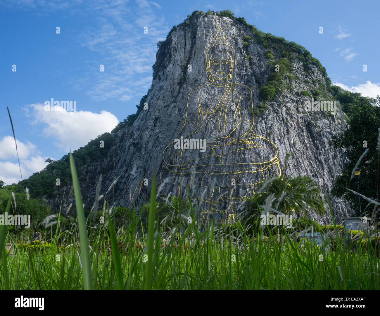 Buddha Mountain also known as Khao Chee Chan, Pattaya, Chonburi ...