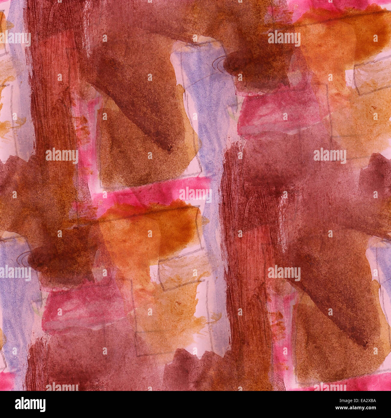 cubism abstract brown, pink art texture watercolor wallpaper ar Stock ...