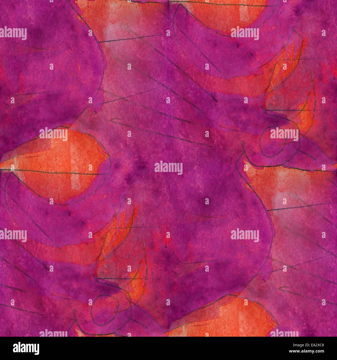 cubism abstract violet, red art texture watercolor wallpaper ar Stock ...