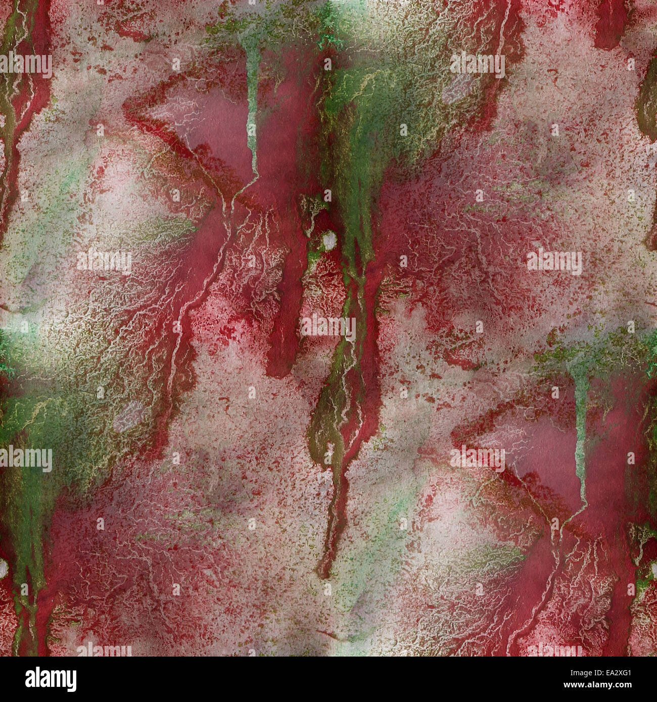 watercolor texture red, green background wallpaper seamless patt Stock ...
