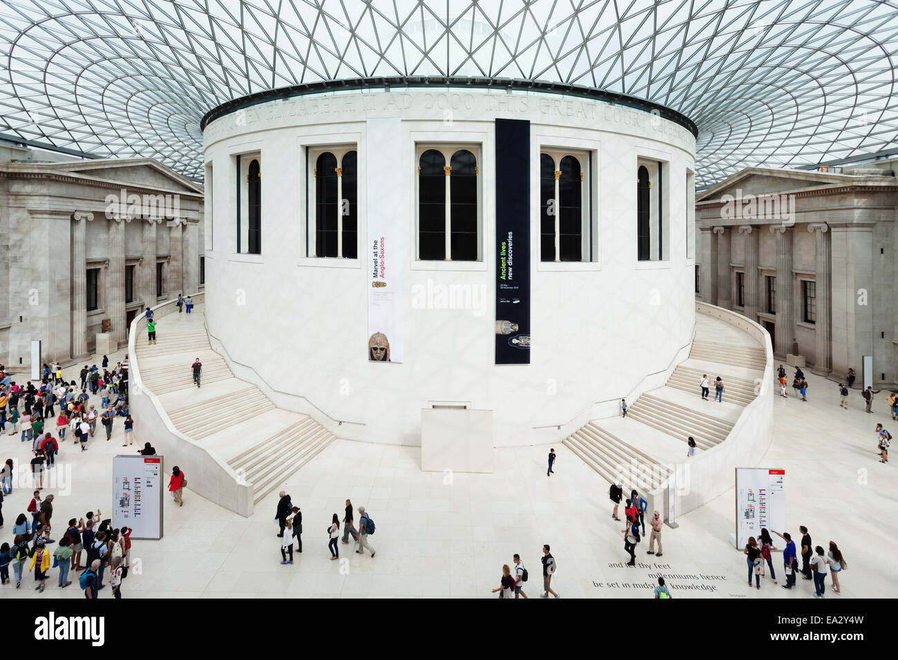 Great Court, architect Norman Foster, British Museum, Bloomsbury ...