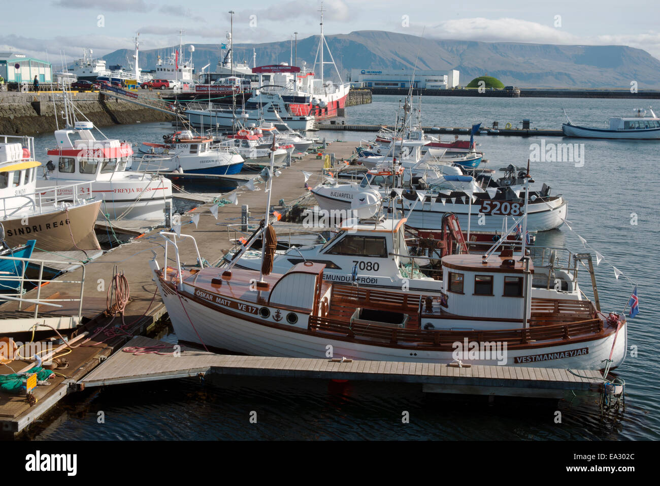 The Old Harbour, Reykjavik, Iceland, Polar Regions Stock Photo - Alamy