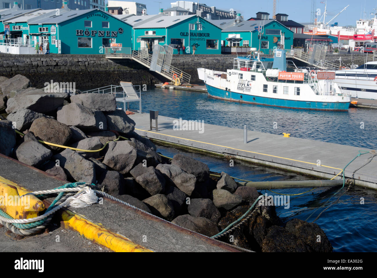 The Old Harbour, Reykjavik, Iceland, Polar Regions Stock Photo - Alamy