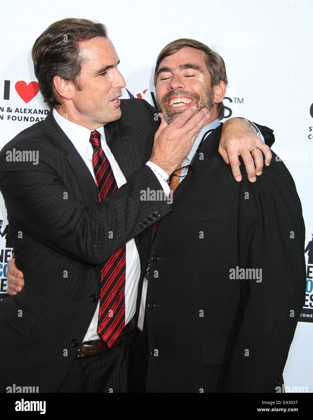 New York, USA. 5th Nov, 2014. BOB WOODRUFF and his brother attend the ...