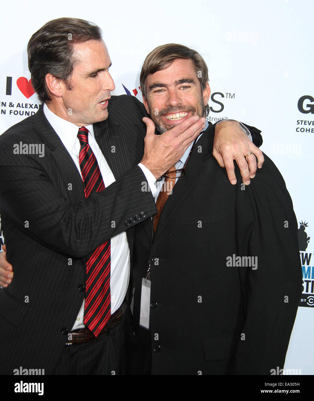 New York, USA. 5th Nov, 2014. BOB WOODRUFF and his brother attend the ...
